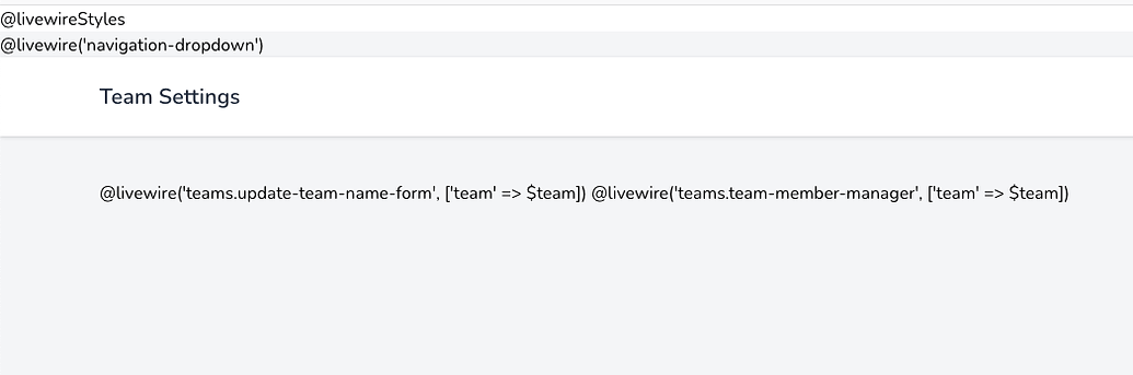 RESOLVED: @livewireScripts and @livewireStyles showing on page - Help ...